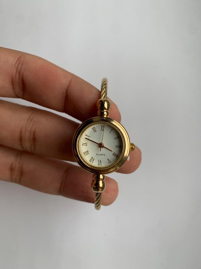 Gold Bangle Watch - Etsy
