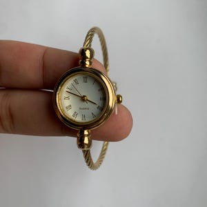 Gold Bangle Watch - Etsy