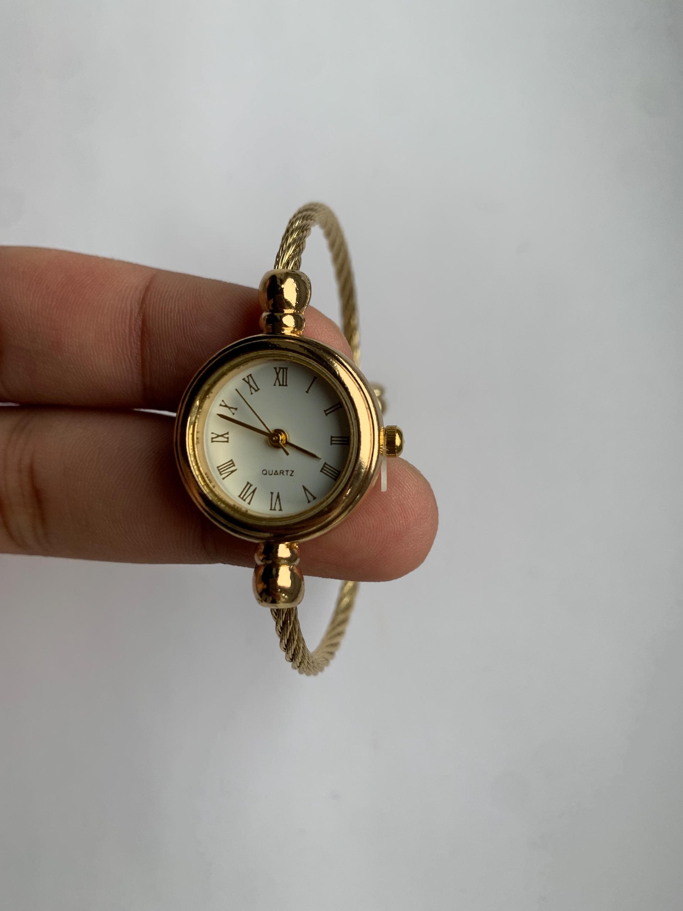Gold Bangle Watch - Etsy