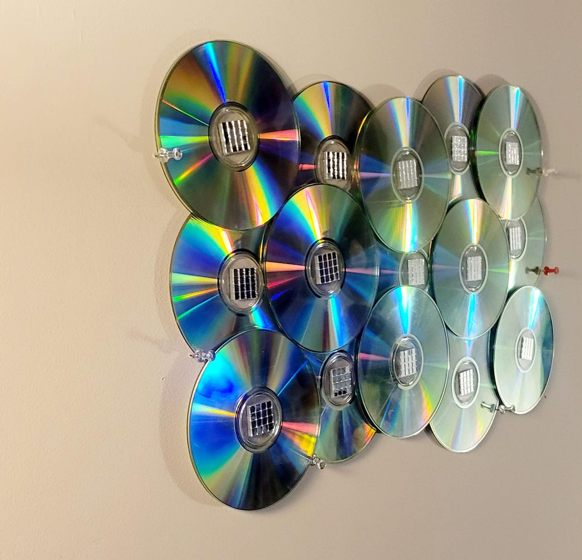 Upcycled Disco CD Mirror - Etsy