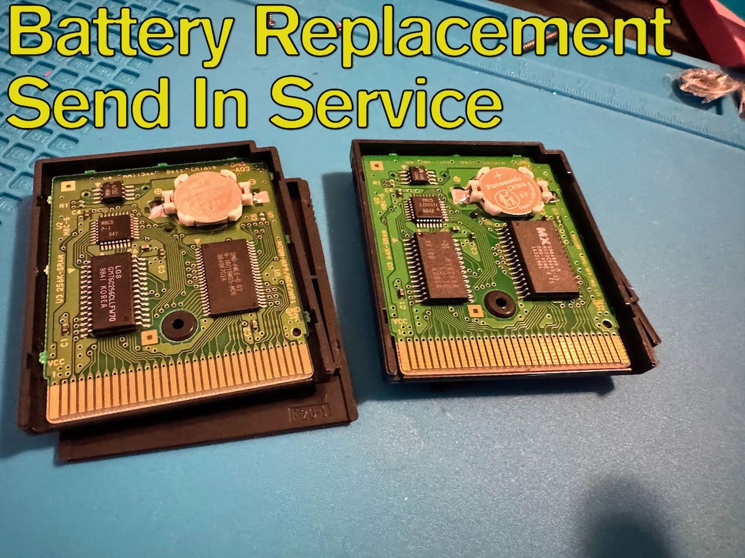 Game Cartridge Battery Replacement Service - Etsy