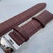 Tissot 20mm Brown Leather Watch Strap With Stainless Steel Deployment ...
