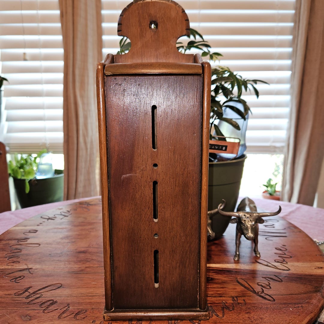 Vintage Wood Butterfly Box/matchstick Holder - Etsy