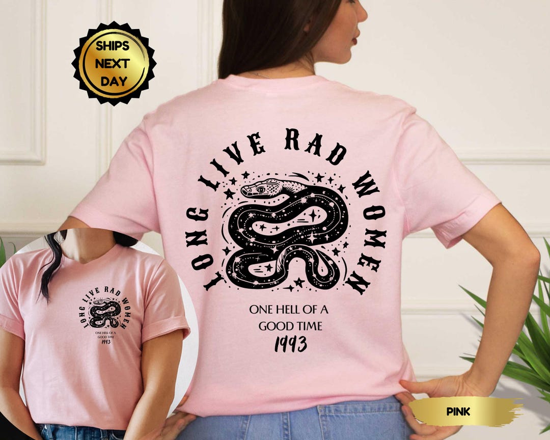 Boho Snake Cotton Shirt: Long Live Rad Women Graphic Tee - Etsy