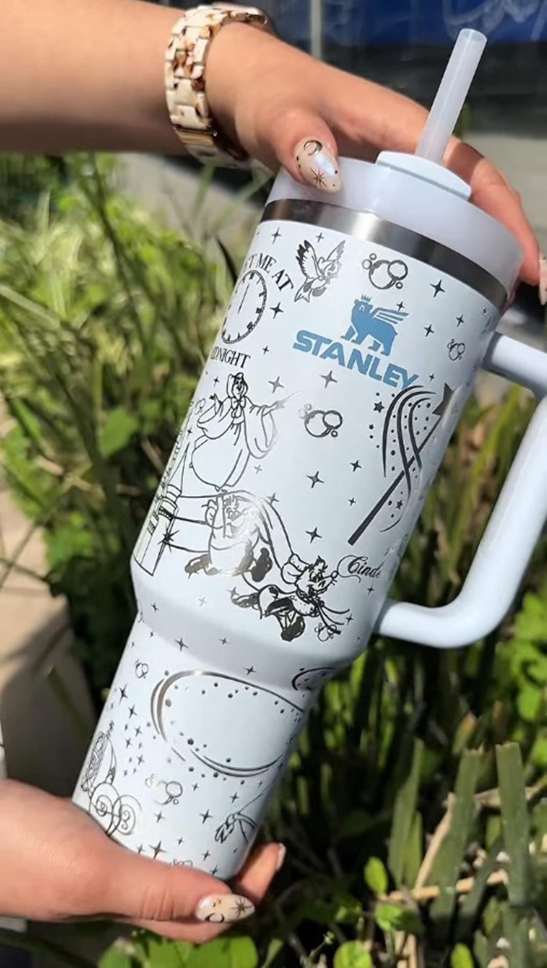 Cinderella Princess Laser Engraved Tumbler 40oz, Cinderella 40oz ...