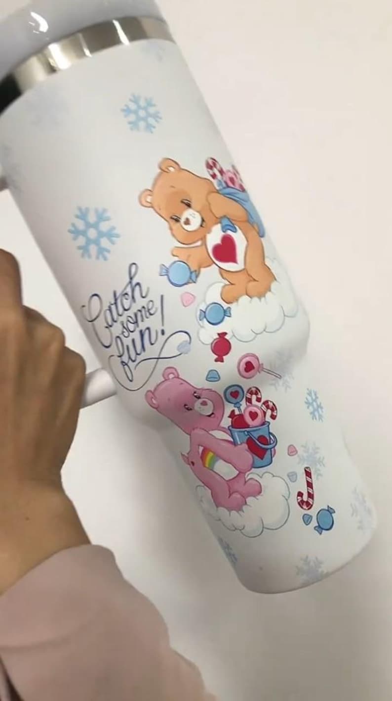 Care Bears Tumbler 40oz, Cartoon Bears 40oz Tumbler, Bears 40oz Tumbler ...