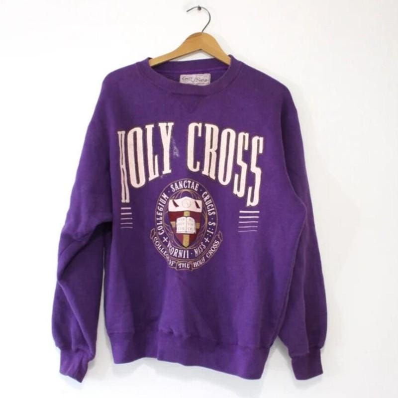 Purple Cross Sweatshirt - Etsy
