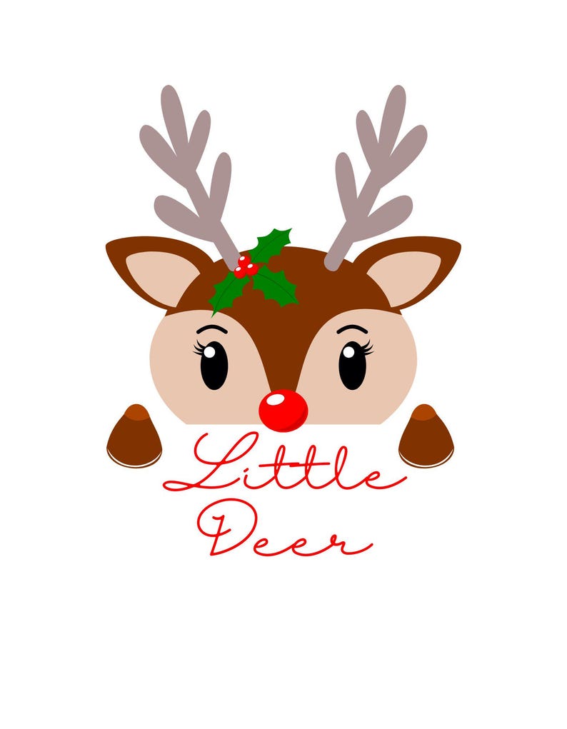 Little Deer SVG, PNG - Etsy