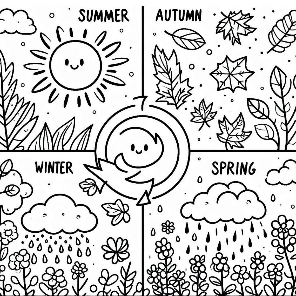 Nature's Wonders: Educational Coloring Pages FOR KIDS - Etsy