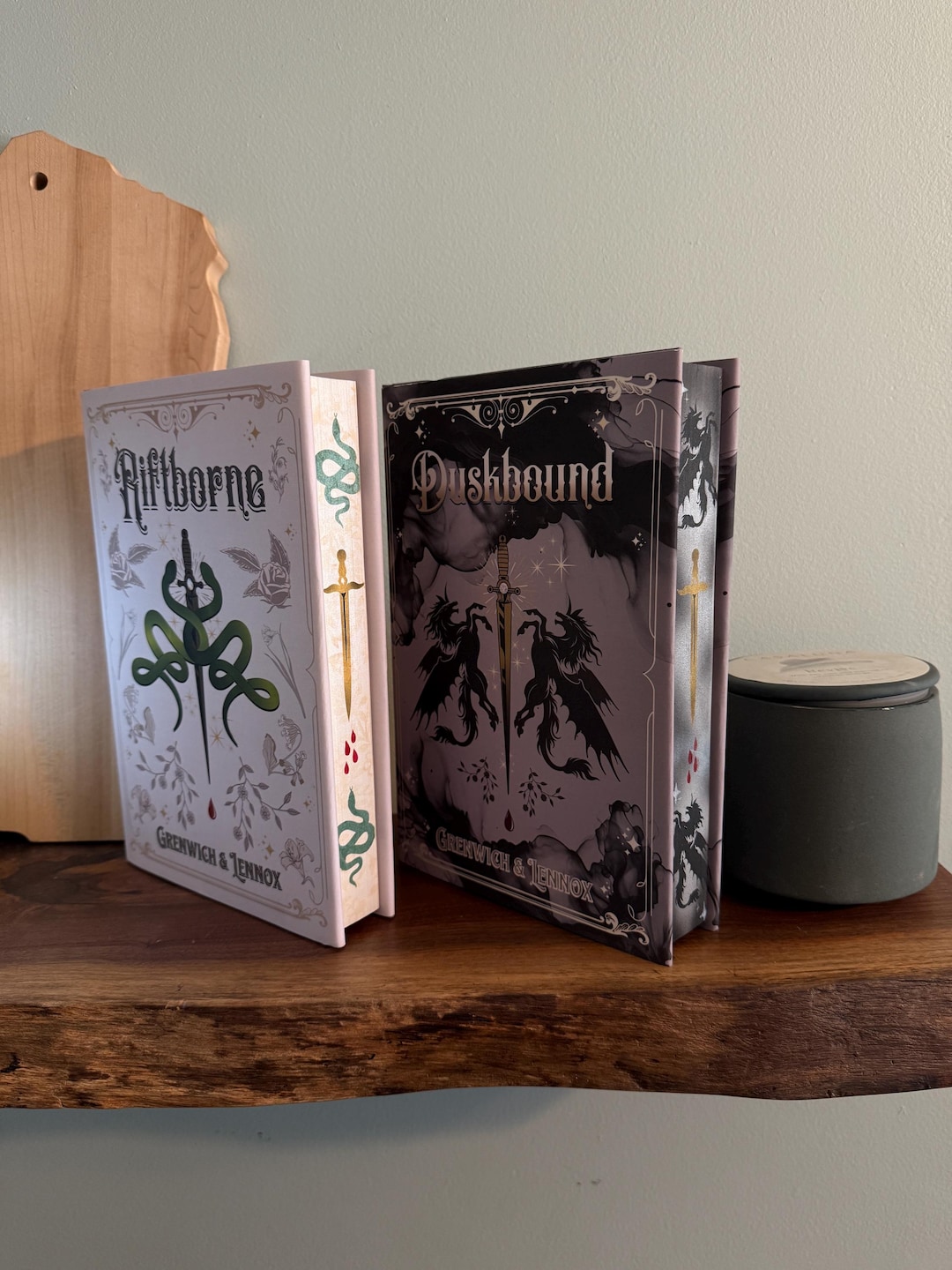 Riftborne / Duskbound by Grenwich & Lennox: Custom Sprayed Edges - Etsy