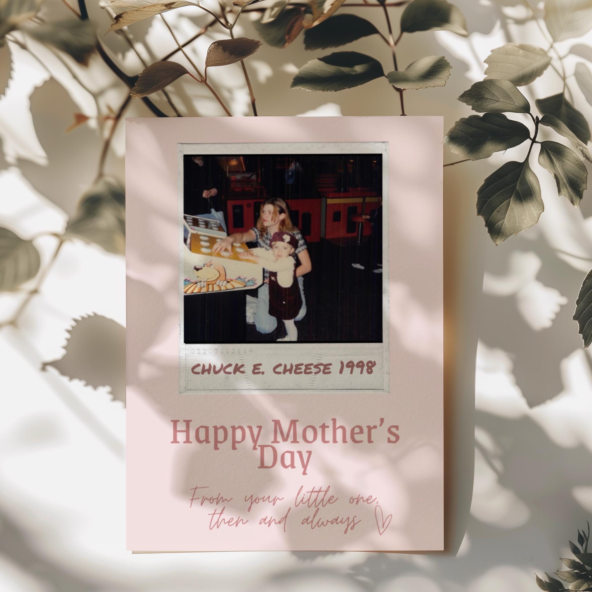 Personalized Mother's Day Photo Card, Custom Mothers Day Card, Happy ...