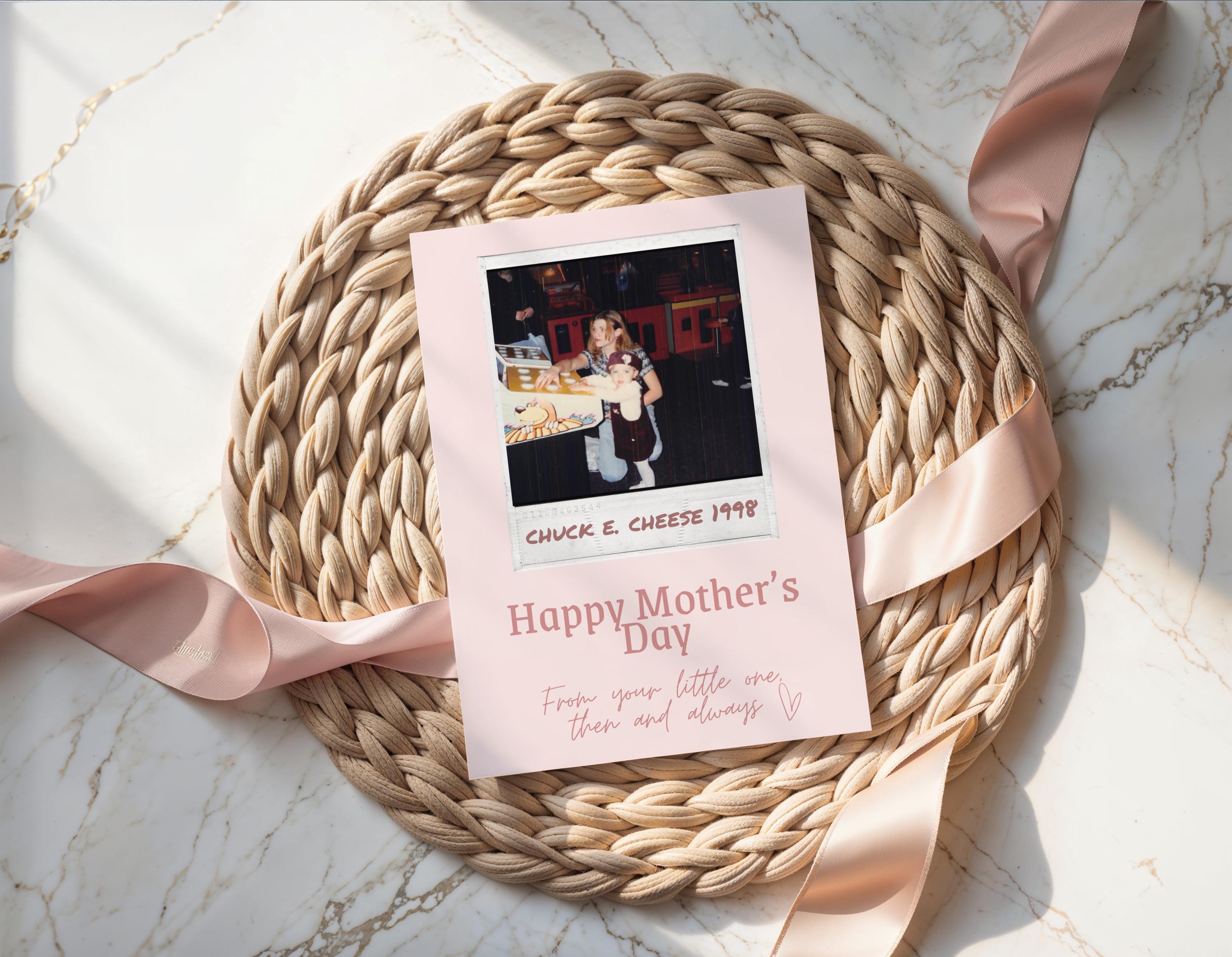 Personalized Mother's Day Photo Card, Custom Mothers Day Card, Happy ...