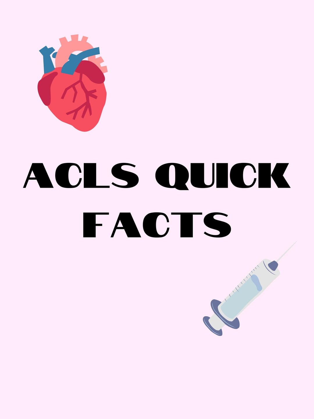 ACLS Quick Facts - Etsy