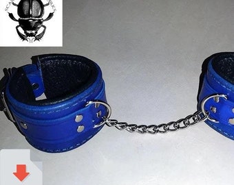 Leather Handcuff PDF Pattern - Etsy