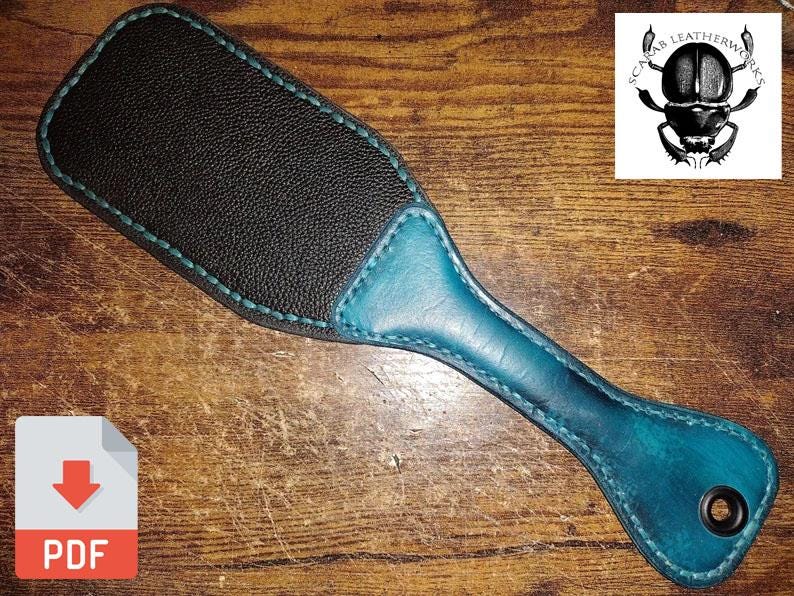 Leather Cuffs, Collar, and Paddle PDF Pattern Pack - Etsy