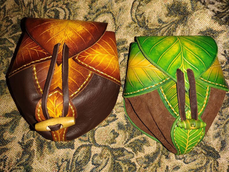 Leaf Pouch PDF Pattern - Etsy