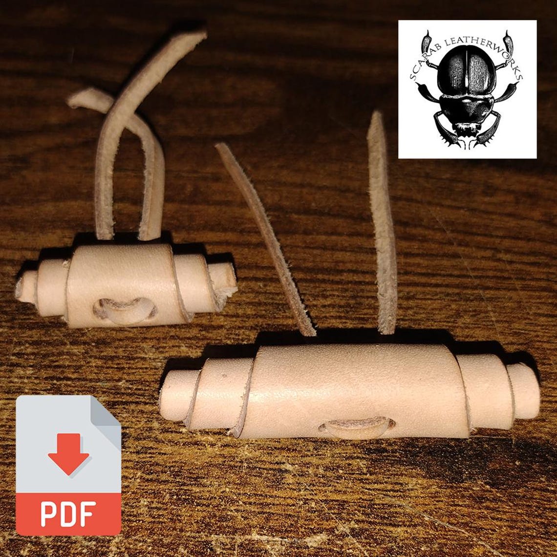 PDF Pattern for Leather Toggles and Buttons - Etsy