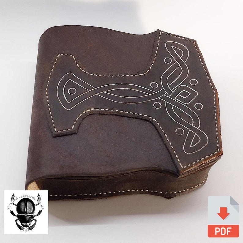PDF Pattern for Leather Thor's Hammer 'mjolnir' Belt Pouch - Etsy