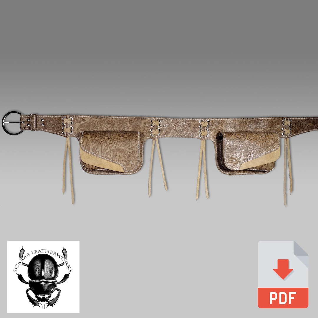 PDF Pattern for Leather Festival Utility Belt - Etsy