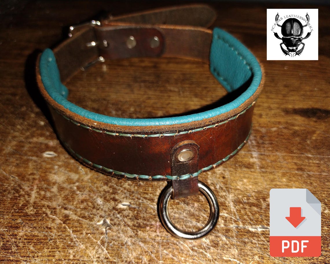 Leather Cuffs, Collar, and Paddle PDF Pattern Pack - Etsy