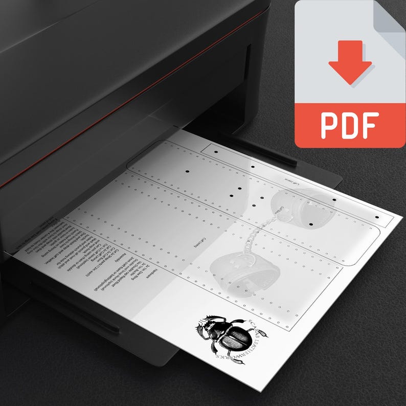 Leather Handcuff PDF Pattern - Etsy