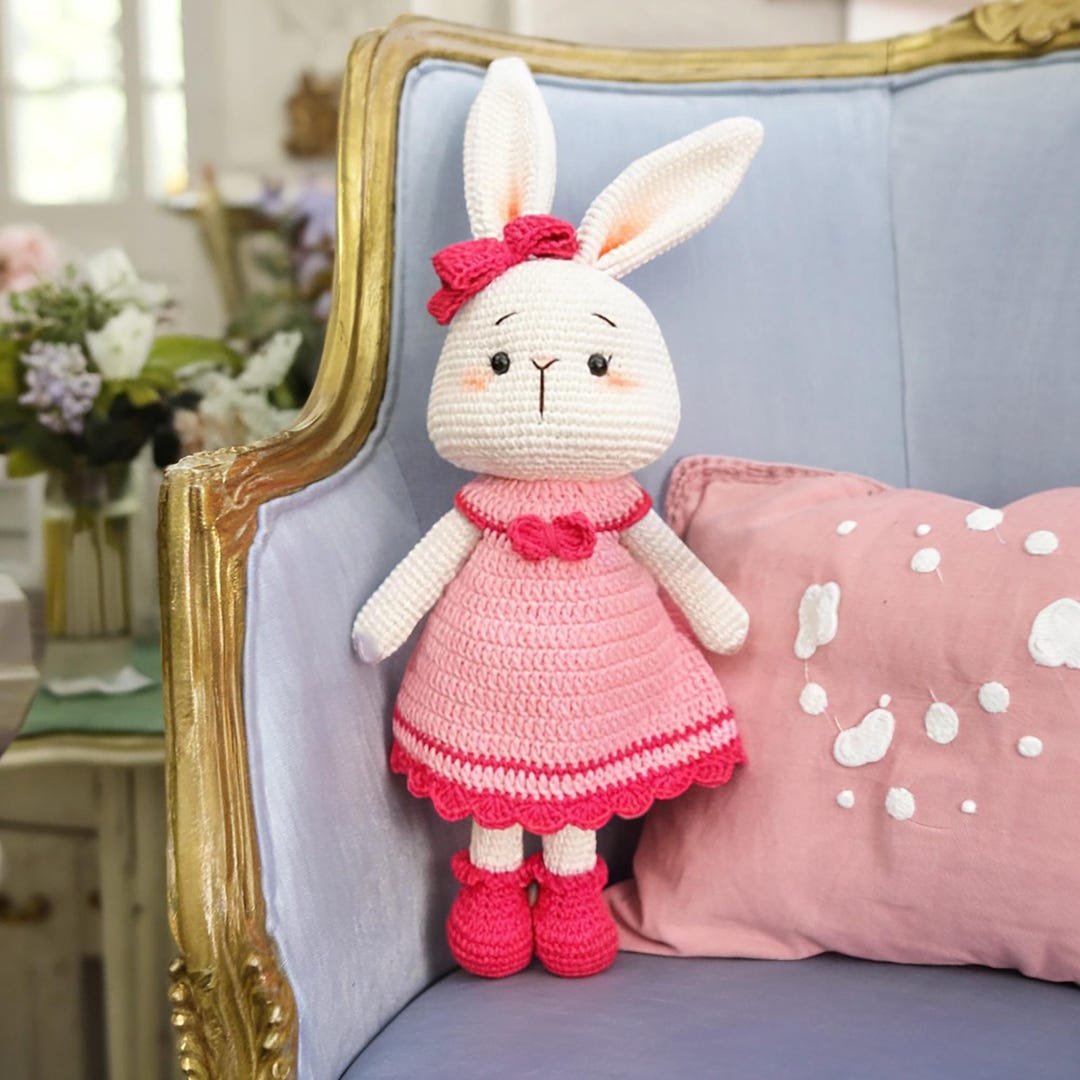 Crochet Pattern Bunny Rabbit, Amigurumi Pattern PDF in English, Easter ...