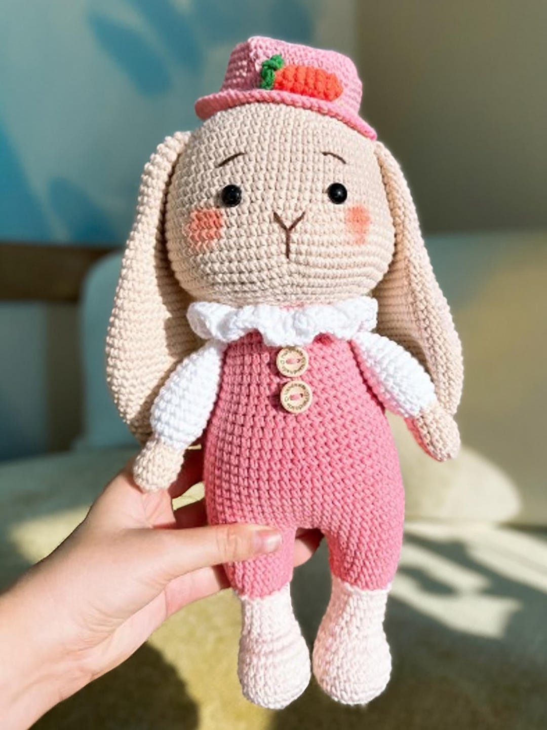 Crochet Pattern Easter Bunny, Amigurumi Plush Bunny Tutorial PDF in ...
