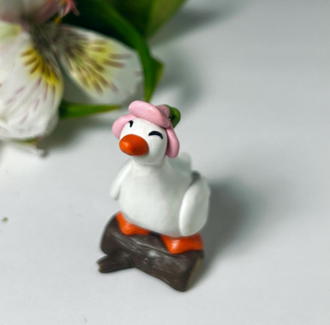 Goose Figurine/goose Desk Buddy - Etsy