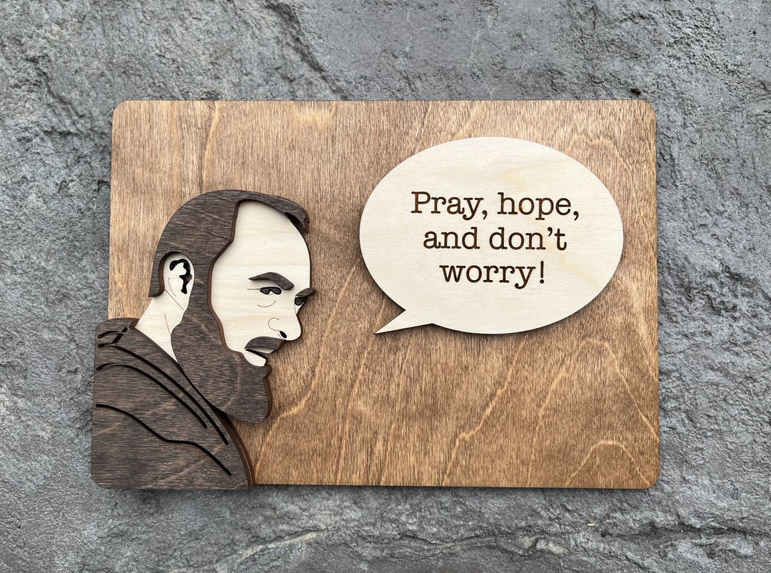 Padre Pio - Wall Wood Sign, Catholic Home Decor - Etsy