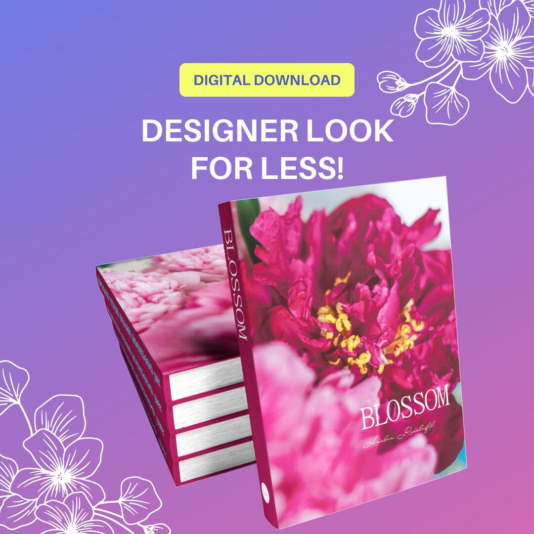 Coffee Table Book Cover Digital Download blossom - Etsy