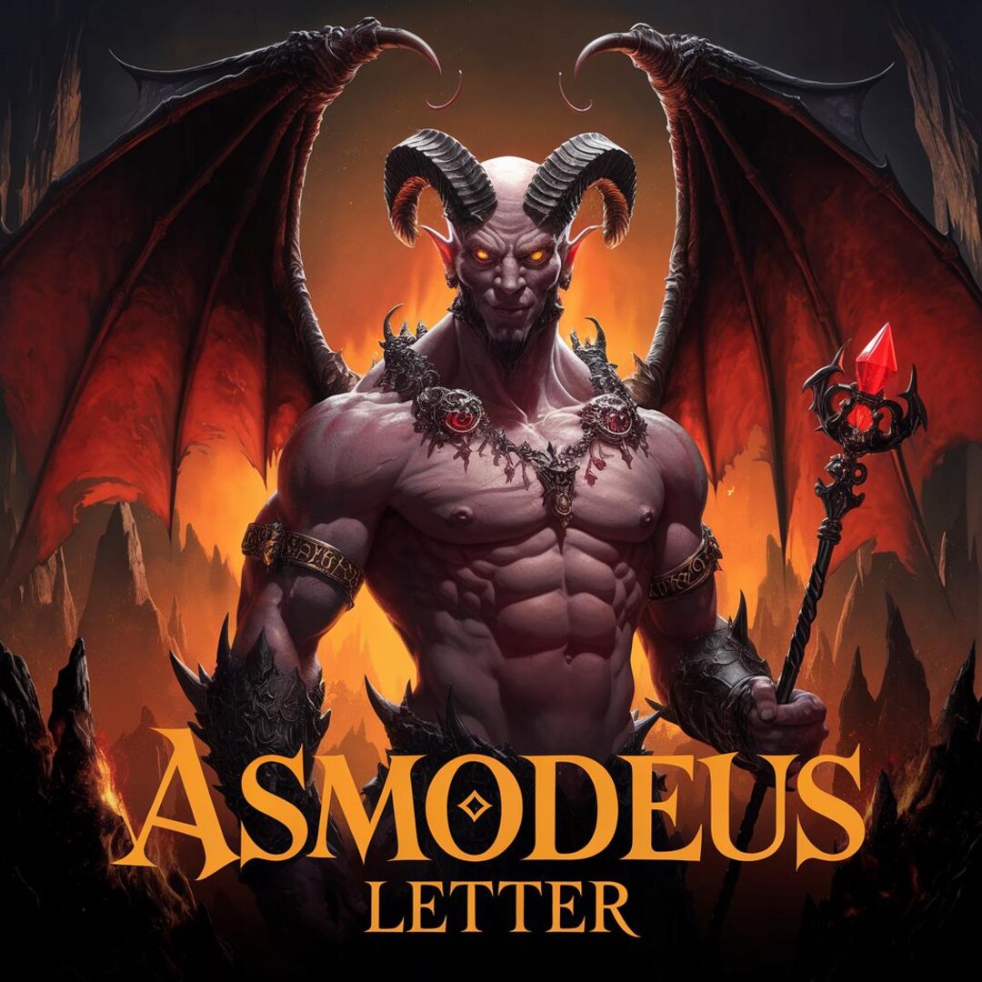 Personalized Deity Letter From Asmodeus, Channeled Love Letter From ...