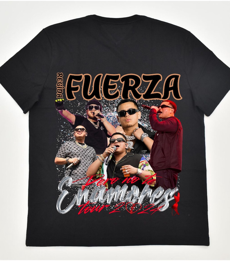 Fuerza Regida Tshirt Design Digital File, 300 DPI ,PNG File Ready to ...