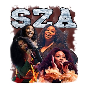 SZA Png Tshirt Design Digital File, 300 DPI ,PNG File Ready to Print - Etsy