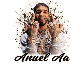 Anuel AA, Logo Anuel, Anuel SVG, Png, Eps, Cartoon Art Craft Shirt ...