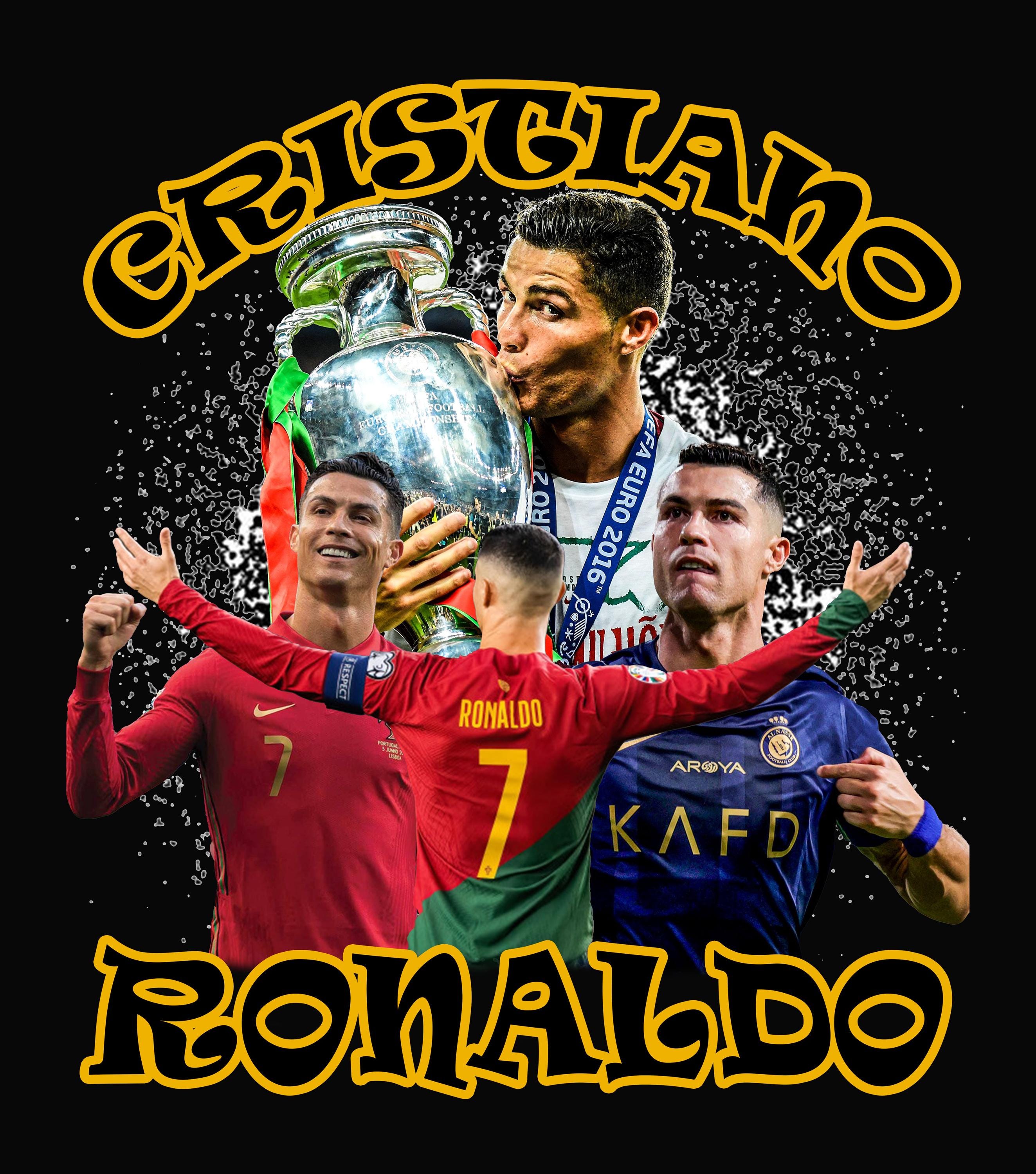 Cristiano Ronaldo Tshirt Design Digital File, 300 DPI ,PNG File Ready ...