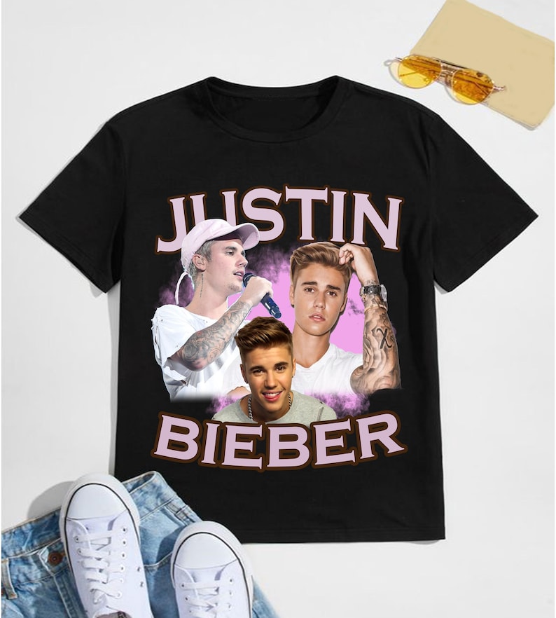 JUSTIN BIEBER Png Tshirt Design Digital File, PNG File Ready to Print ...