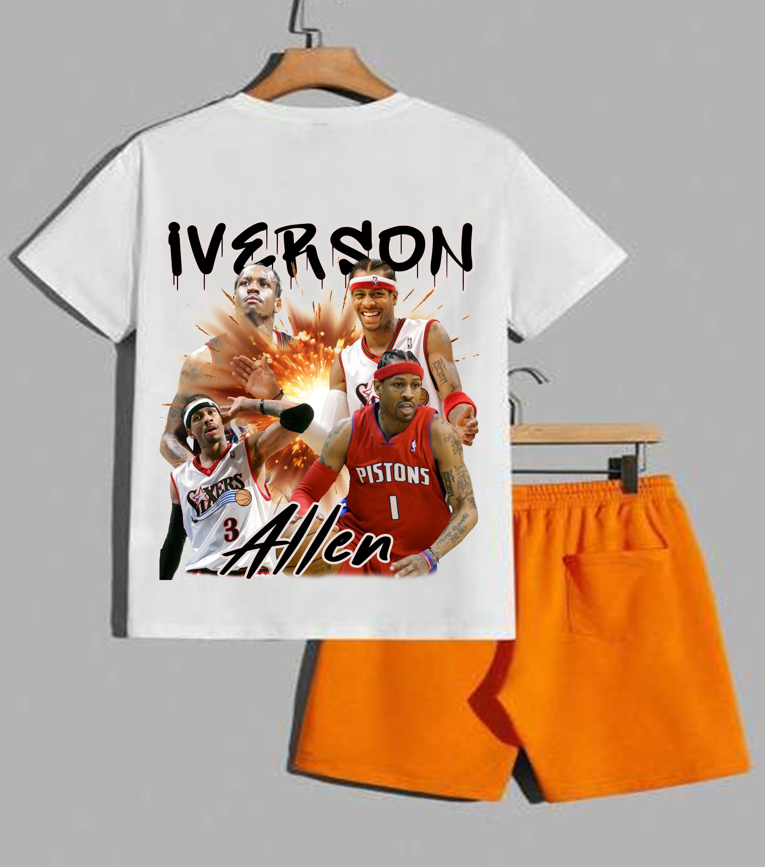 Allen Iverson Png Tshirt Design Digital File, 300 DPI ,PNG File Ready ...