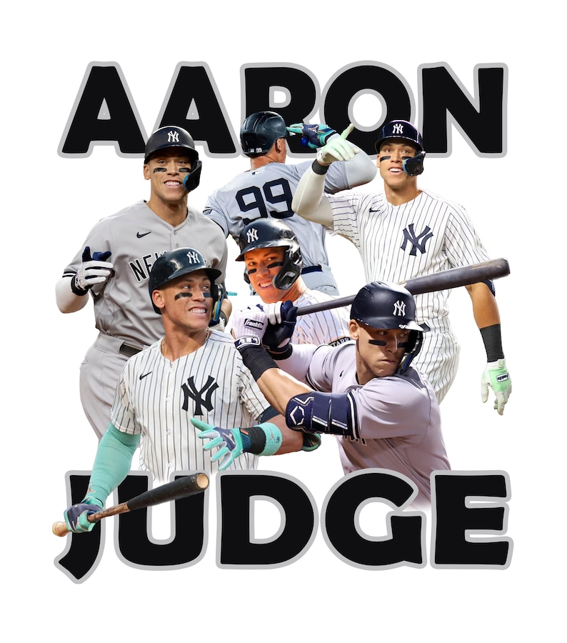 AARON JUDGE Tshirt Design Digital File, PNG File Ready to Print - Etsy
