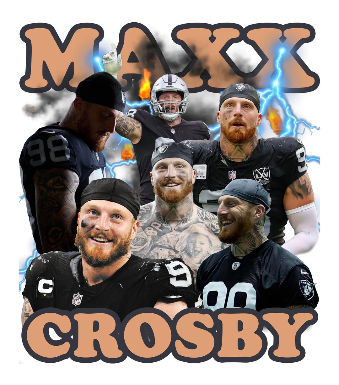 Maxx Crosby T Shirt Design PNG Instant Download - Etsy