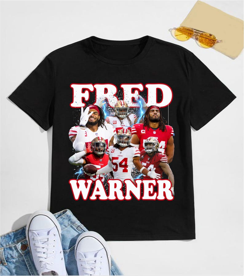 Fred Warner Tshirt Design Digital File, 300 DPI ,PNG File Ready to Print - Etsy