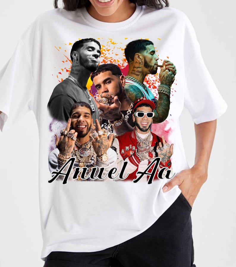 Anuel Aa Tshirt Design Digital File, 300 DPI ,PNG File Ready to Print ...