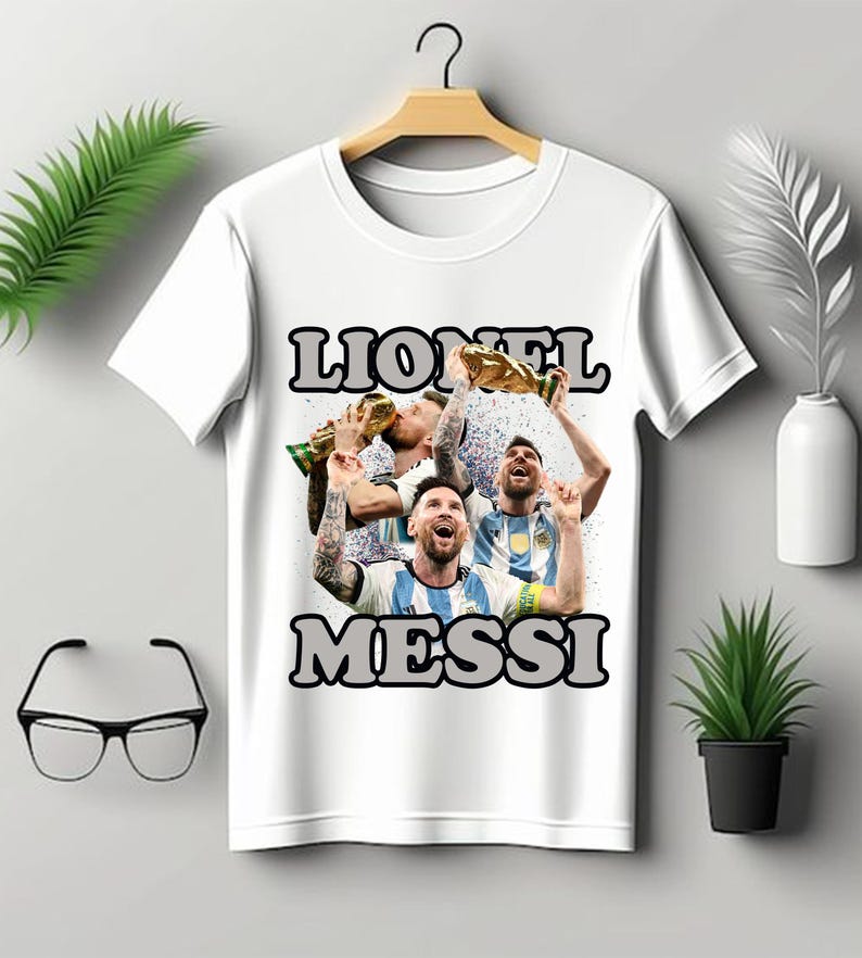 Lionel Messi Tshirt Design Digital File, 300 DPI ,PNG File Ready to ...