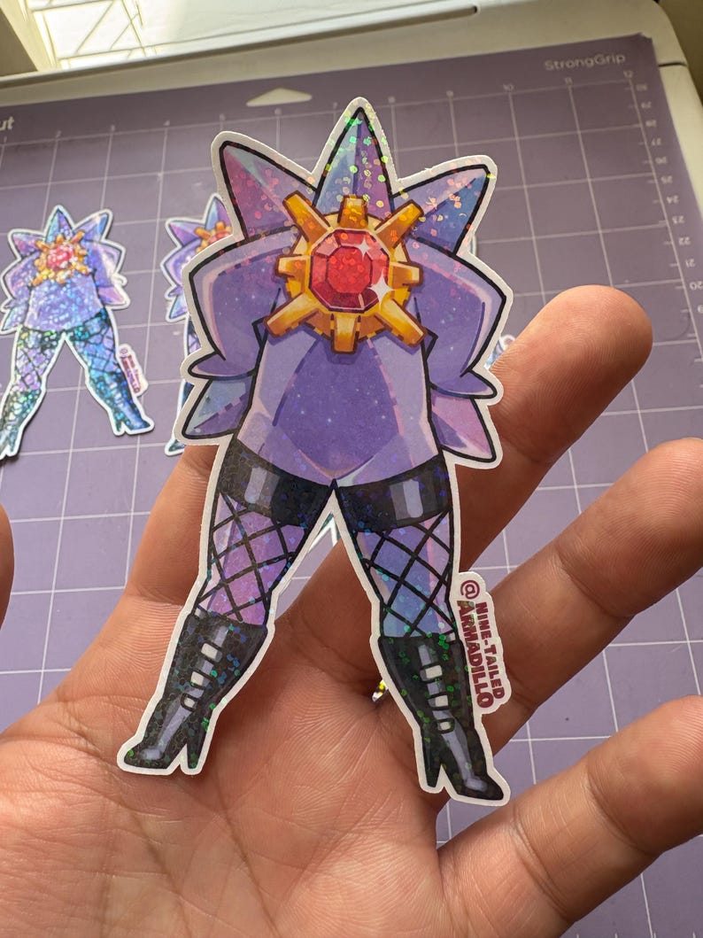 Mega Starmie! | Pokemon Legends: Z-A | Holographic Vinyl Sticker - Etsy