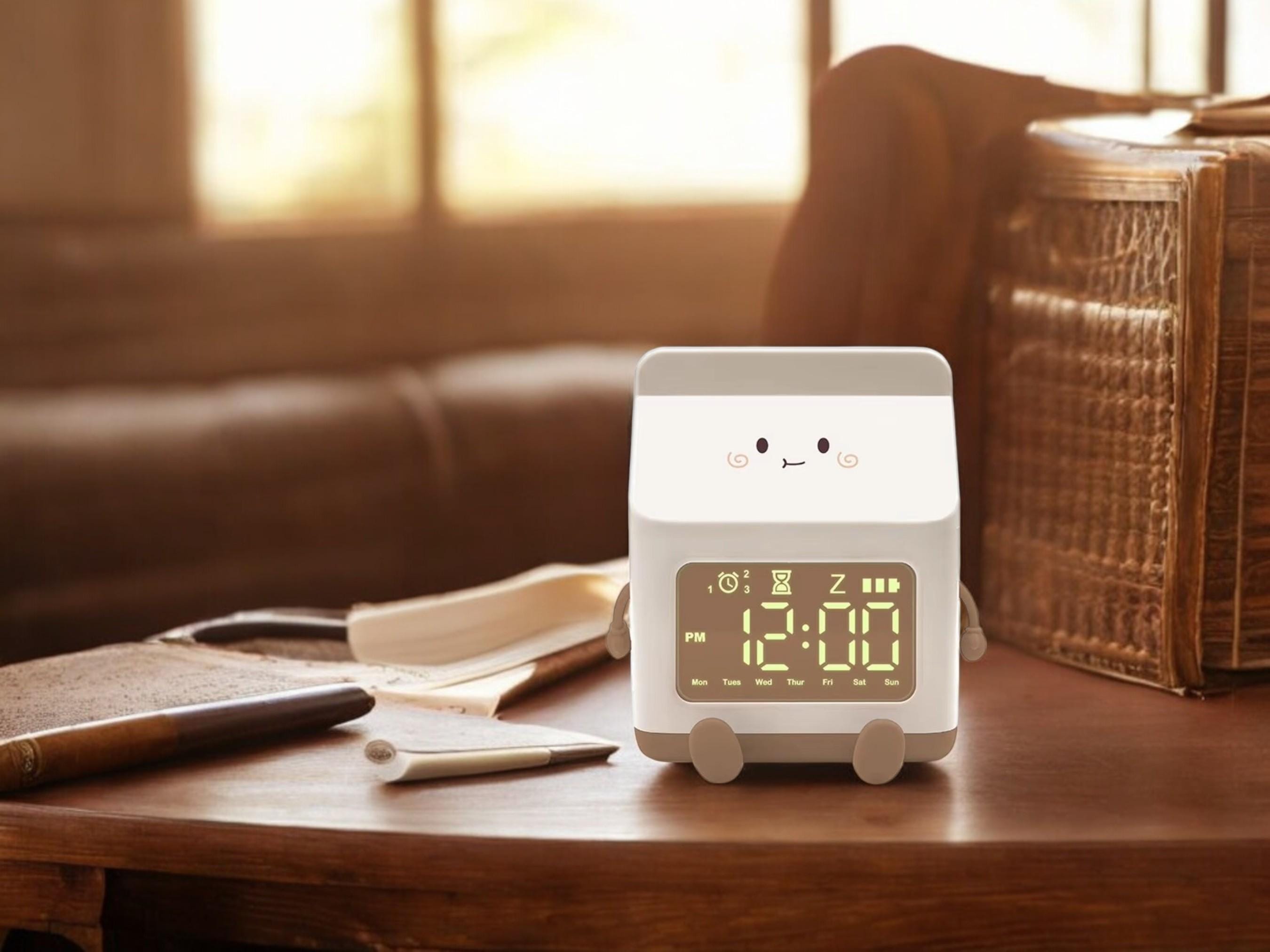 Box Digital Alarm Clock | Cute Mini Countdown Timer | Rechargeable Type ...