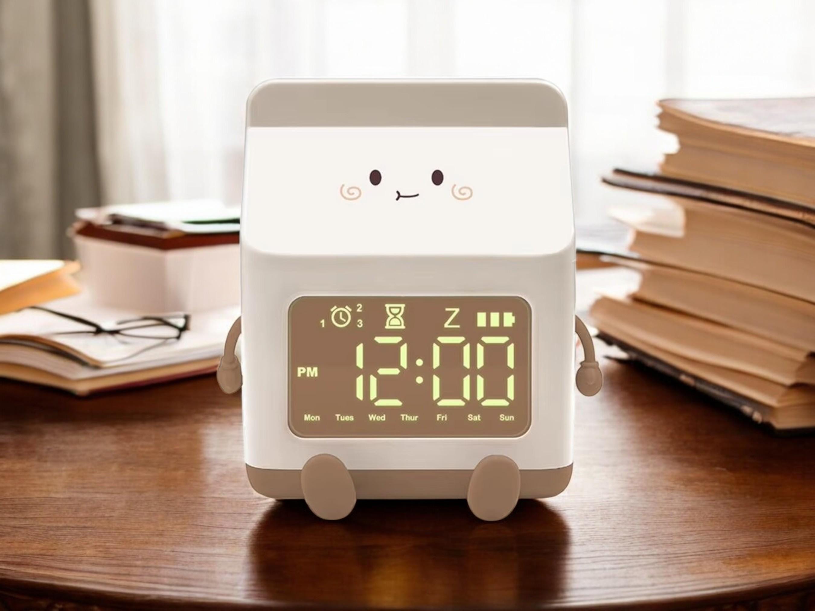 Box Digital Alarm Clock | Cute Mini Countdown Timer | Rechargeable Type ...