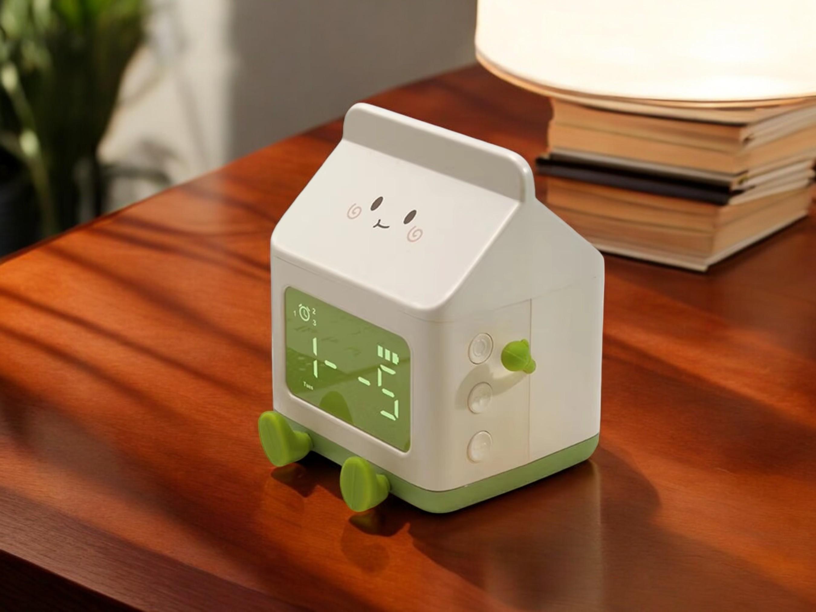 Box Digital Alarm Clock | Cute Mini Countdown Timer | Rechargeable Type ...