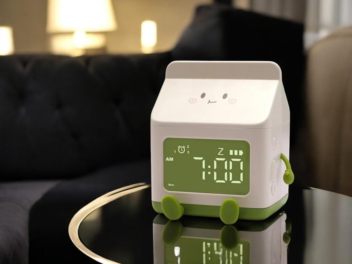 Box Digital Alarm Clock | Cute Mini Countdown Timer | Rechargeable Type ...