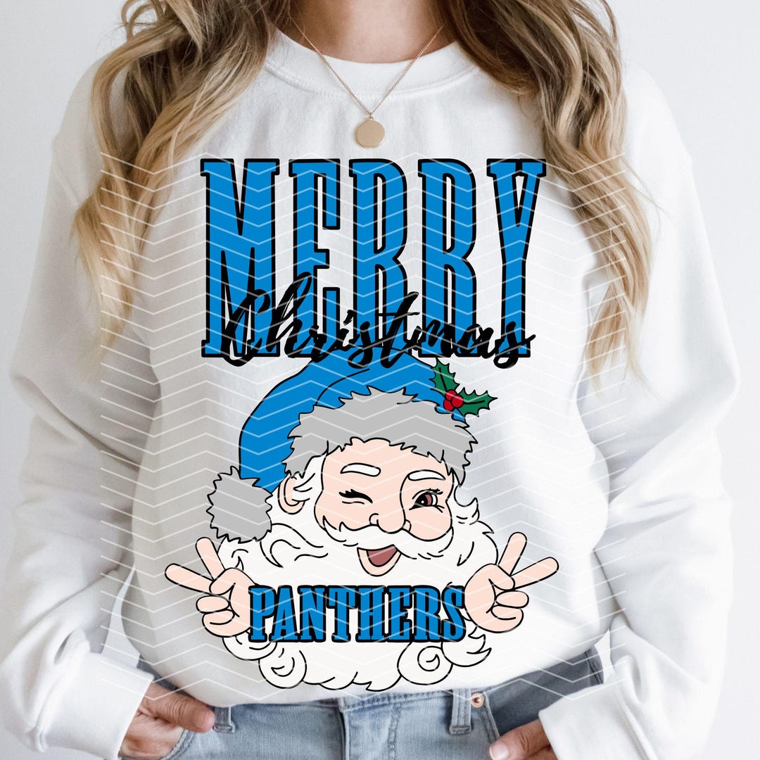 Merry Christmas Panthers Png | Panthers Football Christmas Png ...
