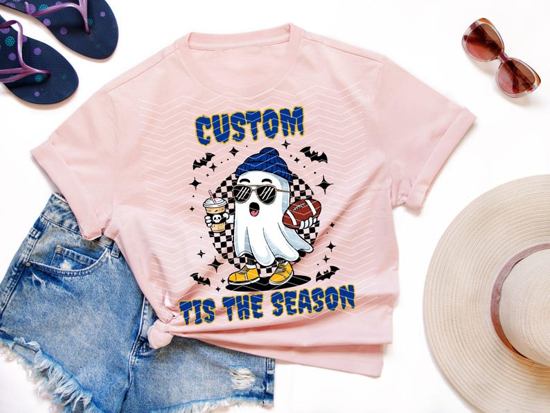 Custom Football Cute Ghost Png | Custom Cute Ghost Png | Custom Boo ...