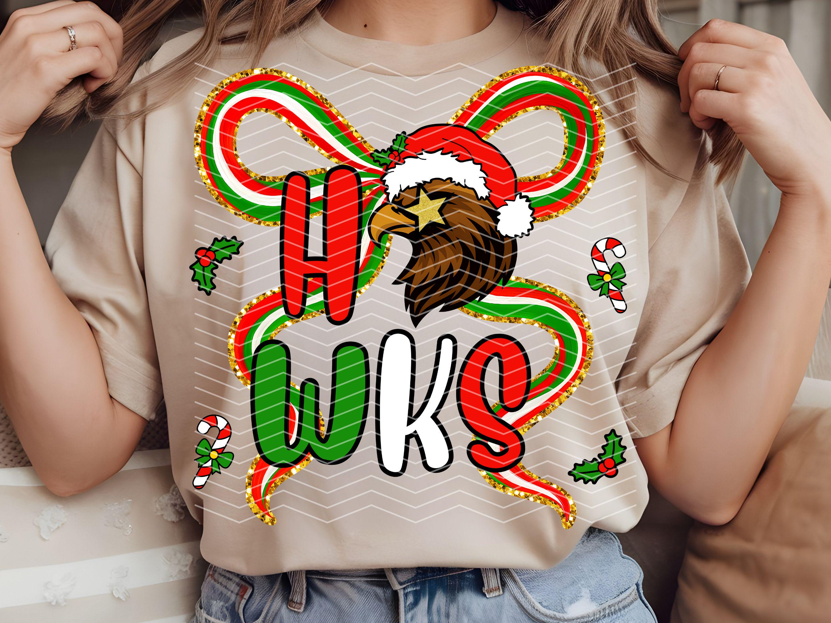 Merry Christmas Hawks Png | Hawks Christmas Png | Hawks Santa Claus Png ...